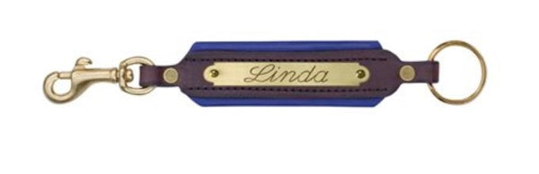 Perri's Padded Leather Keychain w/ Plate – PH Barn Door