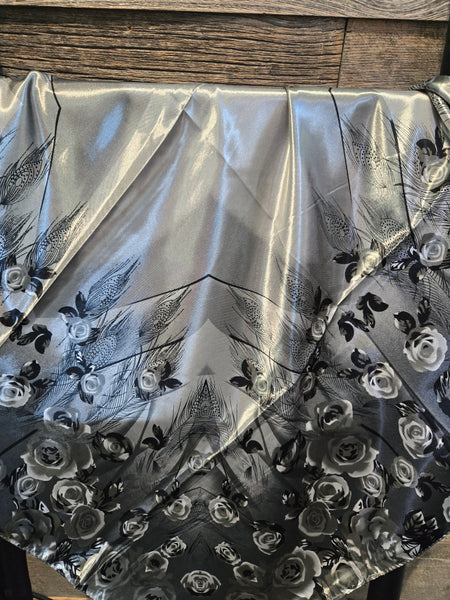 Grey Roses Wild Rag – PH Barn Door