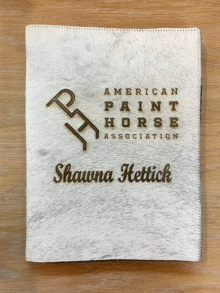 Cowhide Notebook Cover – PH Barn Door